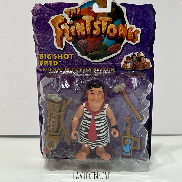 Mattel | Toys | 993 The Flintstones Big Shot Fred Flintstone Figure ...